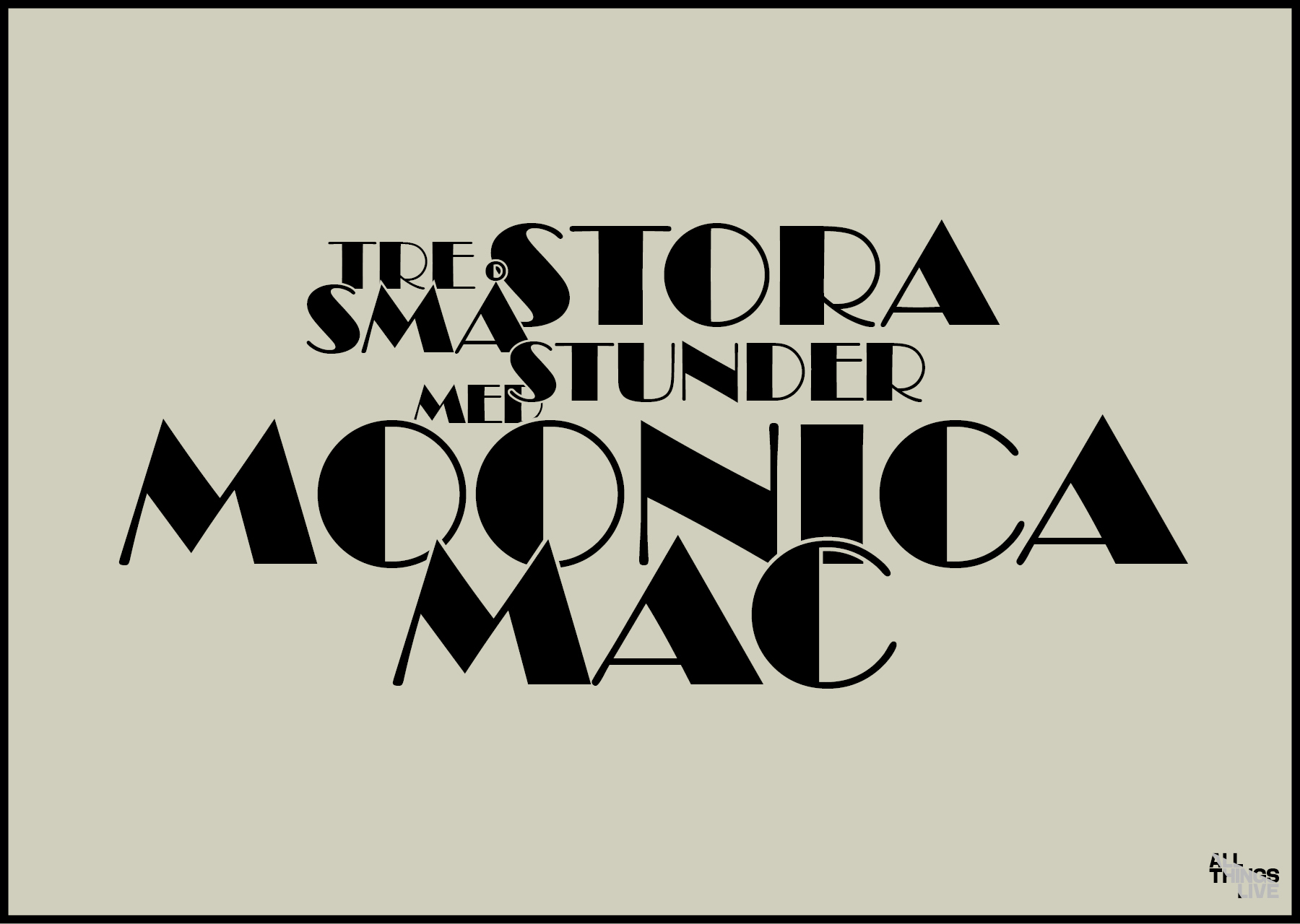 Archive: Three Great Small Moments with Moonica Mac - Cirkus | Cirkus